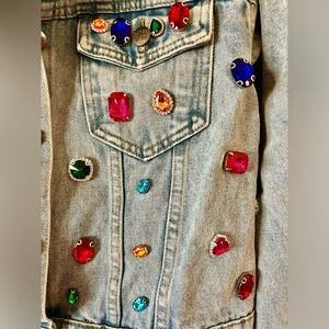 Balboa | Jackets & Coats | Balboa Jeweled Denim Jacket Nwt | Poshmark
